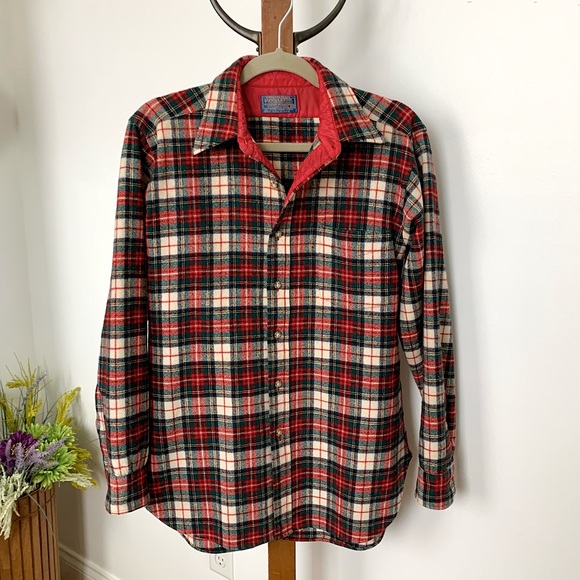 Pendleton | Tops | Vintage Pendleton Virgin Wool Tartan Plaid Shirt | Poshmark